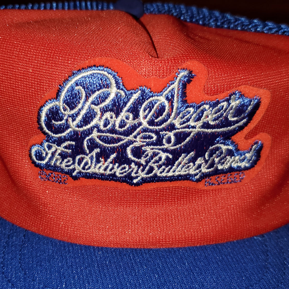 Vintage 1982 Bob Seger The Silver Bullet Band Trucker Mesh Hat ...